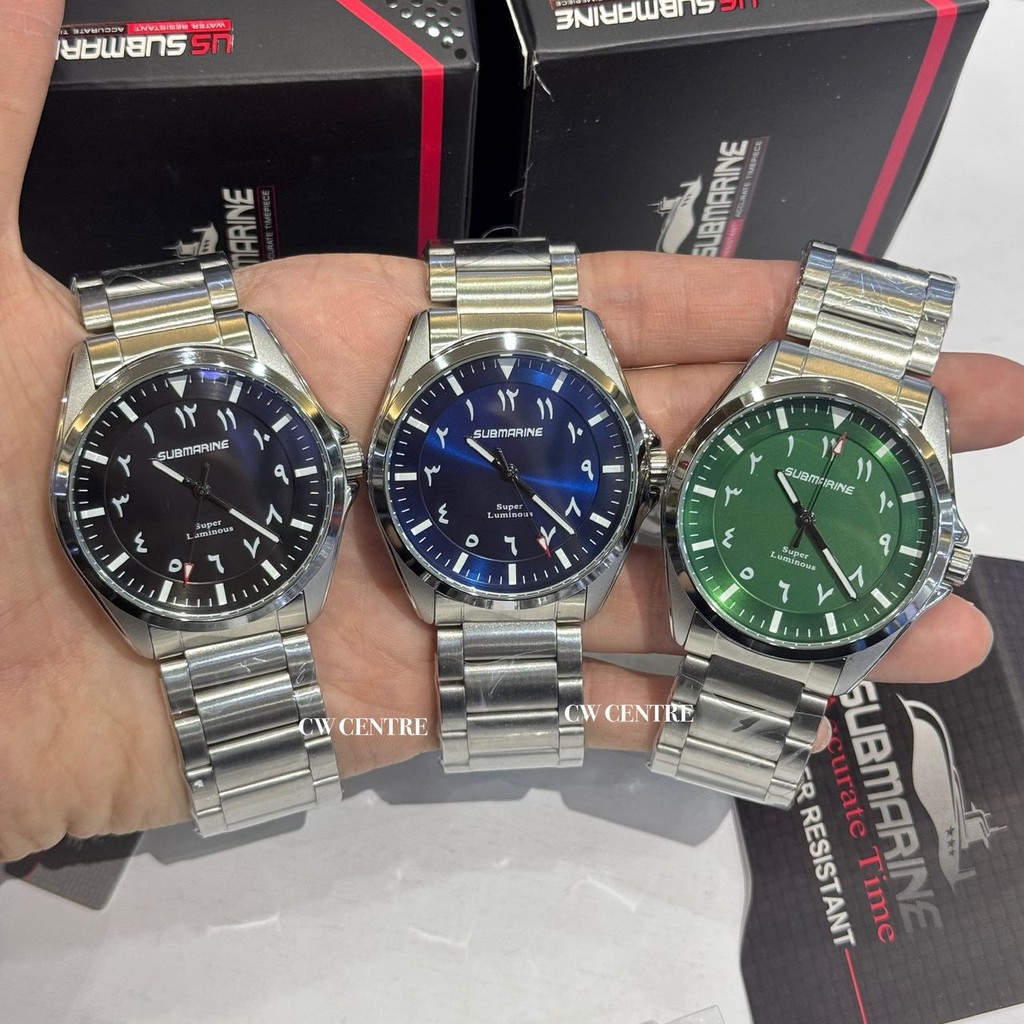 SUBMARINE J 157 M MT REVERSIBLE ANALOG QUARTZ MEN WATCH WITH JAWI ...