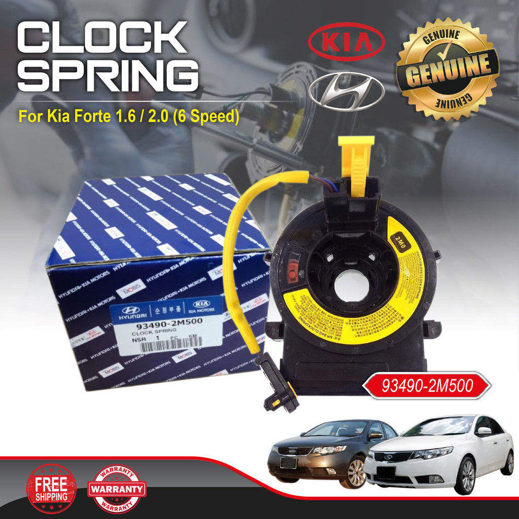 KIA HYUNDAI FORTE 1.6 2.0 6 SPEED SPORTAGE TUCSON CLOCK SPRING 93490-2M500 Airbag Horn Hon Air ...