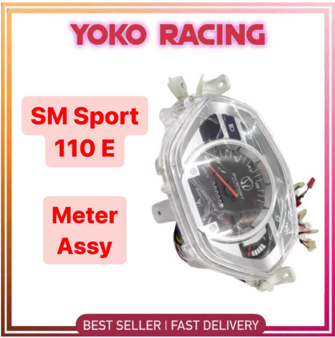 SM Sport 110 E 110E Speedometer Assy Local Speedo Meter Assy Miter Comp ...