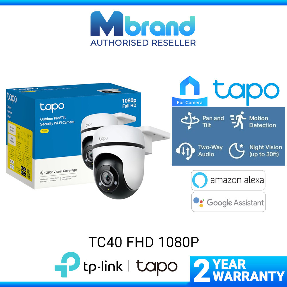 TP-Link Tapo TC40 Motion Detection Two Way Talk Pan/Tilt Home Outdoor ...