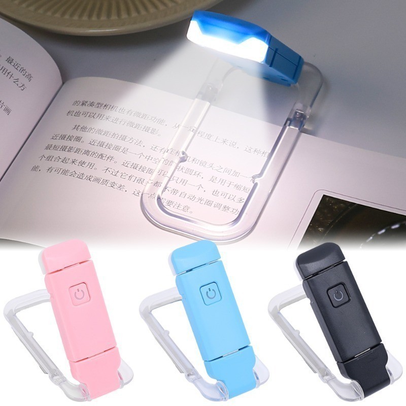 [ Featured ] Mini Bookmark Lamp - LED Reading Light - USB 360° Flip ...