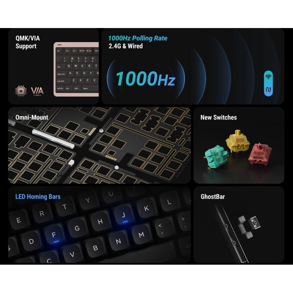 NuPhy Gem80 QMK/VIA Wireless Custom Mechanical Keyboard | Shopee Malaysia