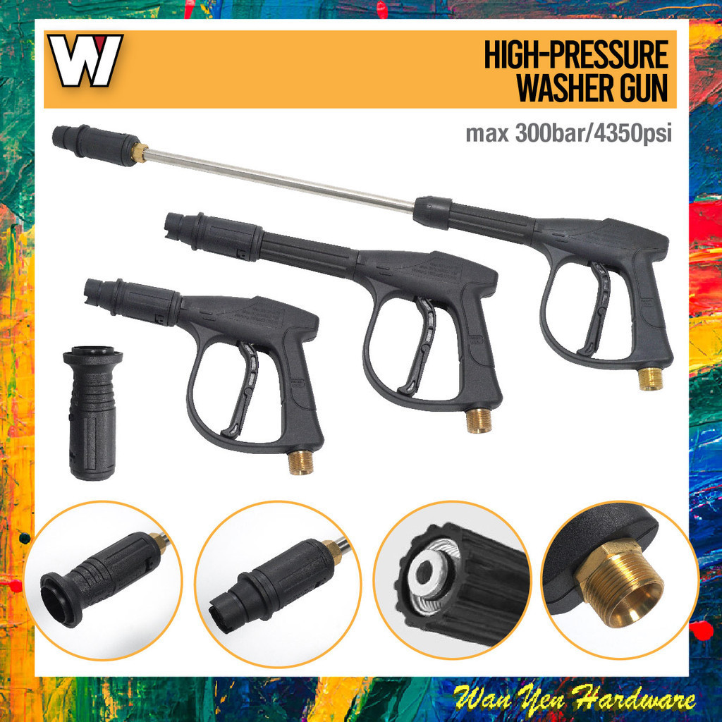 Pecker Water Jet trigger Gun & Accessories - Suitable for S8, Pro 9 ...