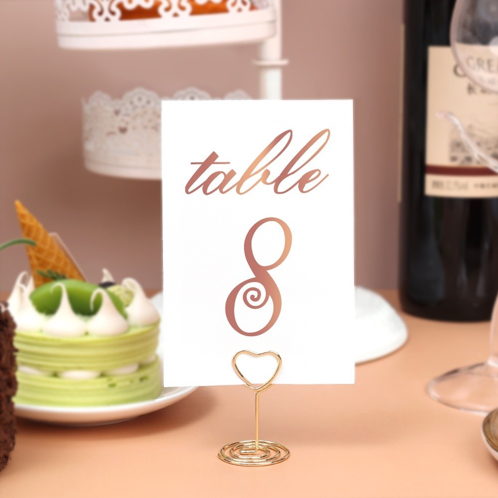 5/10/15CM Plastic Clear Card Display Stand/Practical Wedding Table ...