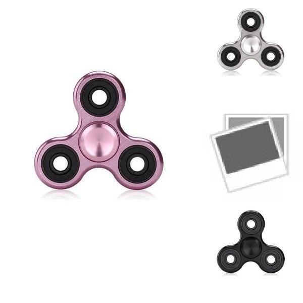 Fidget Spinner Tri Aluminum Finger Spin Stress Hand Desk Toy EDC Autism ...