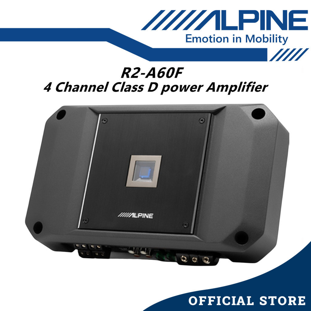 Alpine R Series 4 Channel power Amplifier 4Ch Amp R2-A60F | Shopee Malaysia