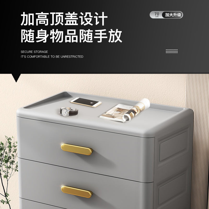 Modern European Storage Box Drawer Storage Cabinet Plastic Bedroom ...