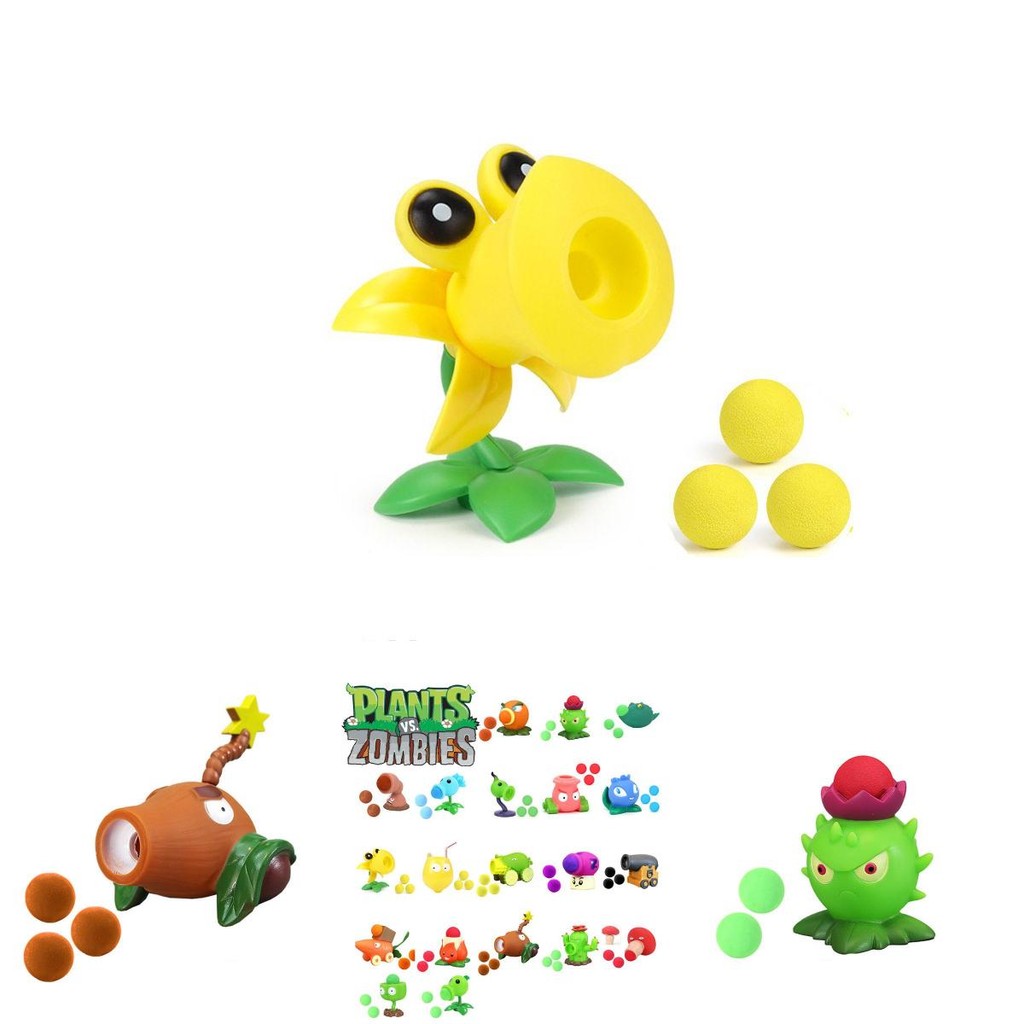 Plants Vs Zombies Pea Shooter Shooting Toy High-quality Interactive ...