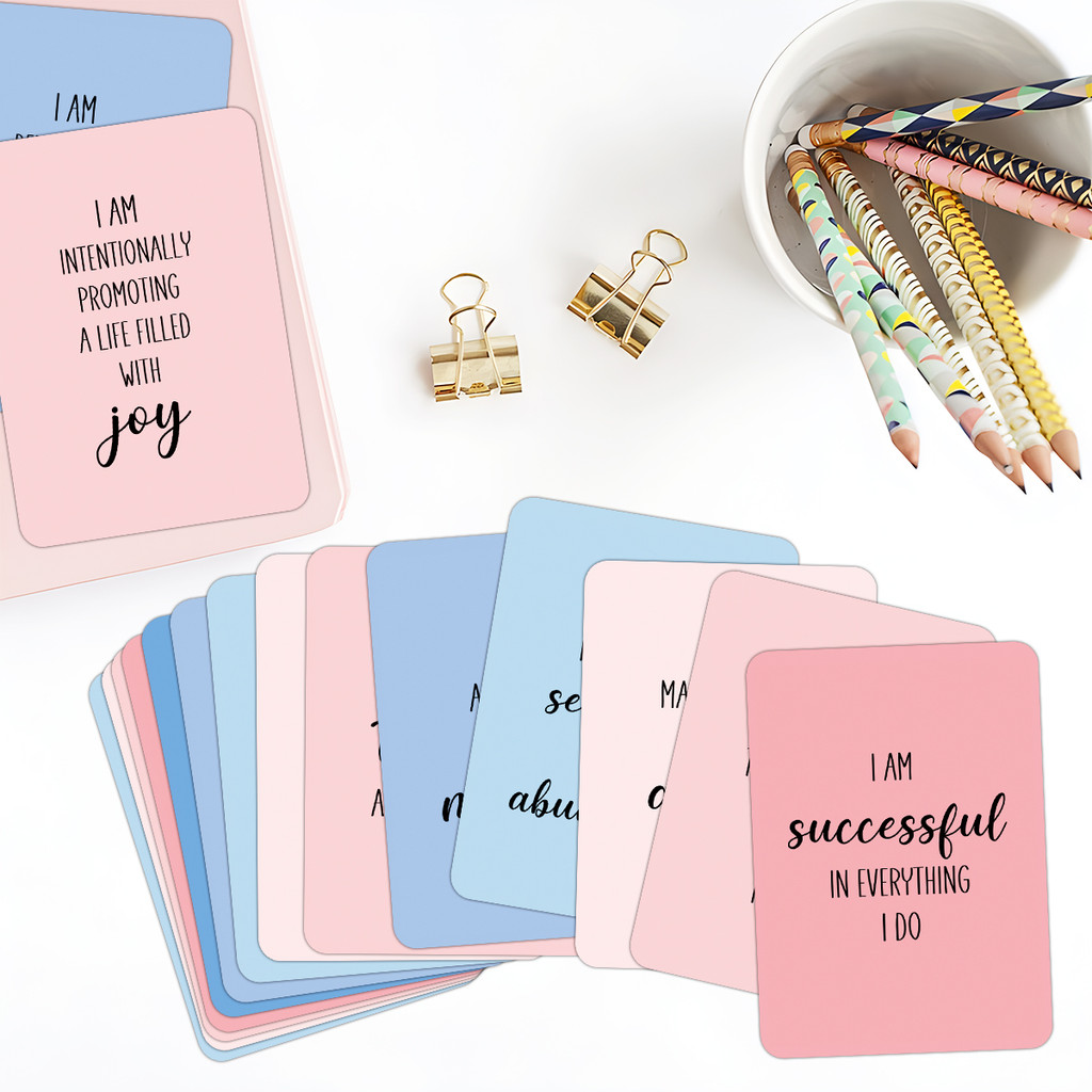 50pcs Self-motivation cards Party Birthday Gift Greeting Cards Mini ...