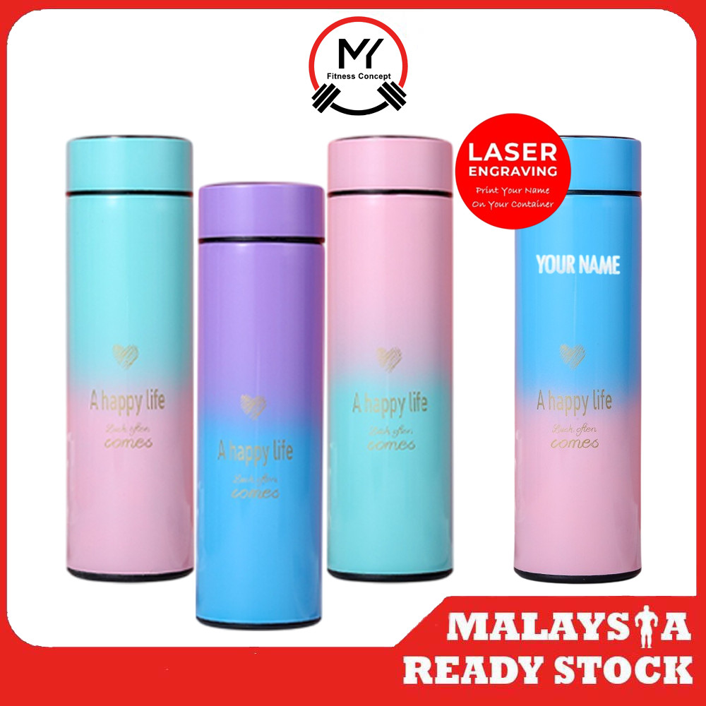 MY Fitness Botol Air Dengan Screen LED Suhu Pintar Cawan Termos Hadiah ...