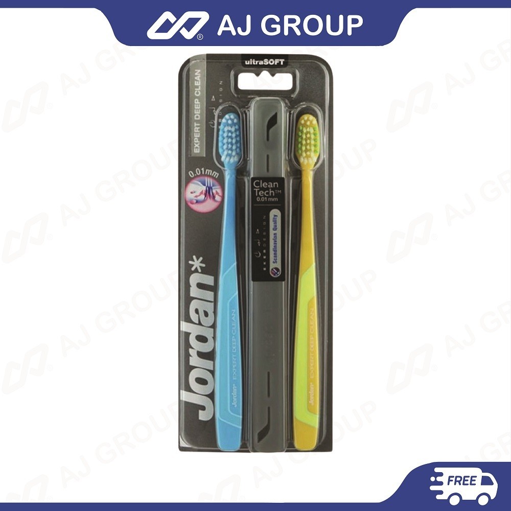 JORDAN Expert Deep Clean Ultra Soft Toothbrush (2's) | Shopee Malaysia
