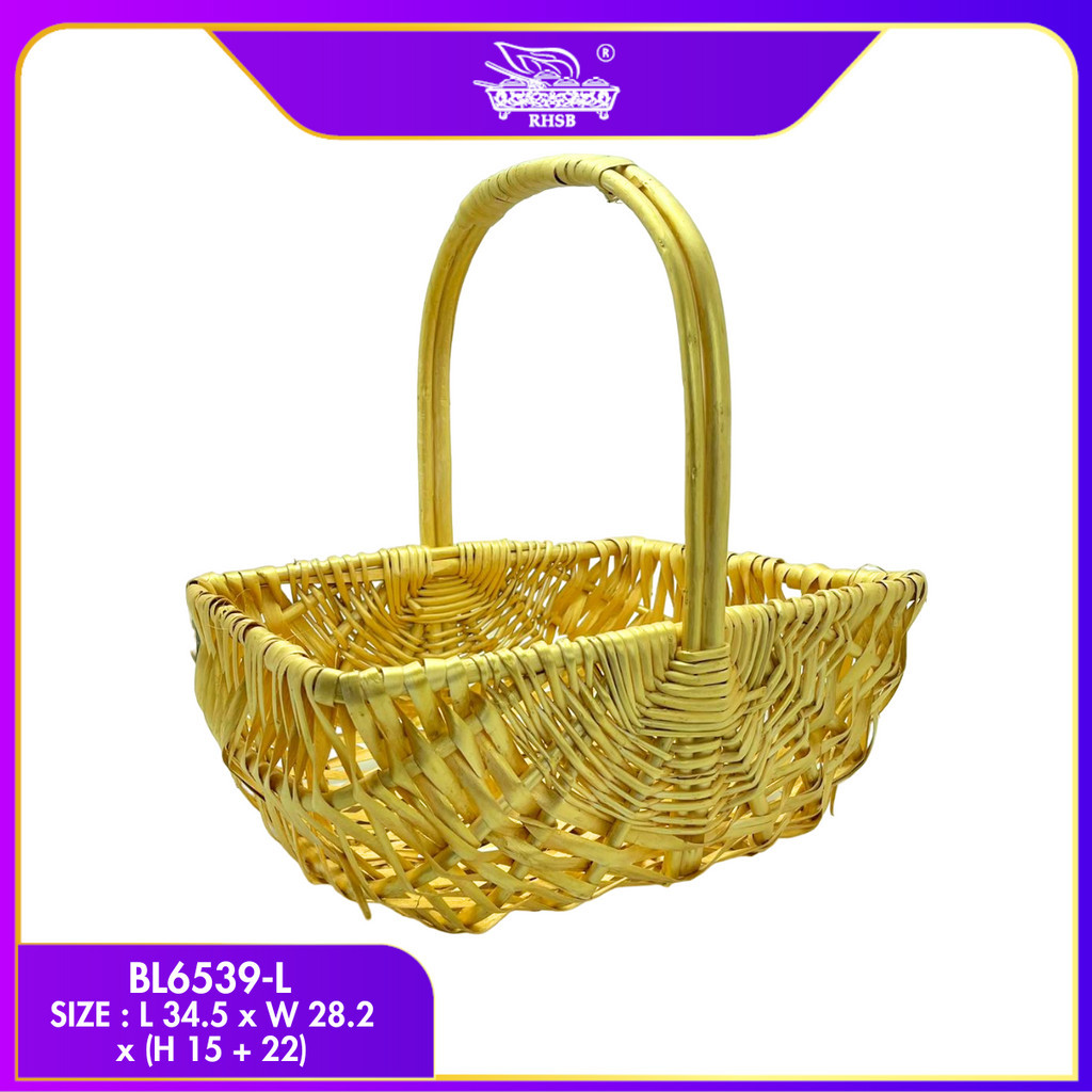 PROMOSI BASKET RATTAN / BAKUL HAMPER / BAKUL BUAH / BASKET / RAGA ...