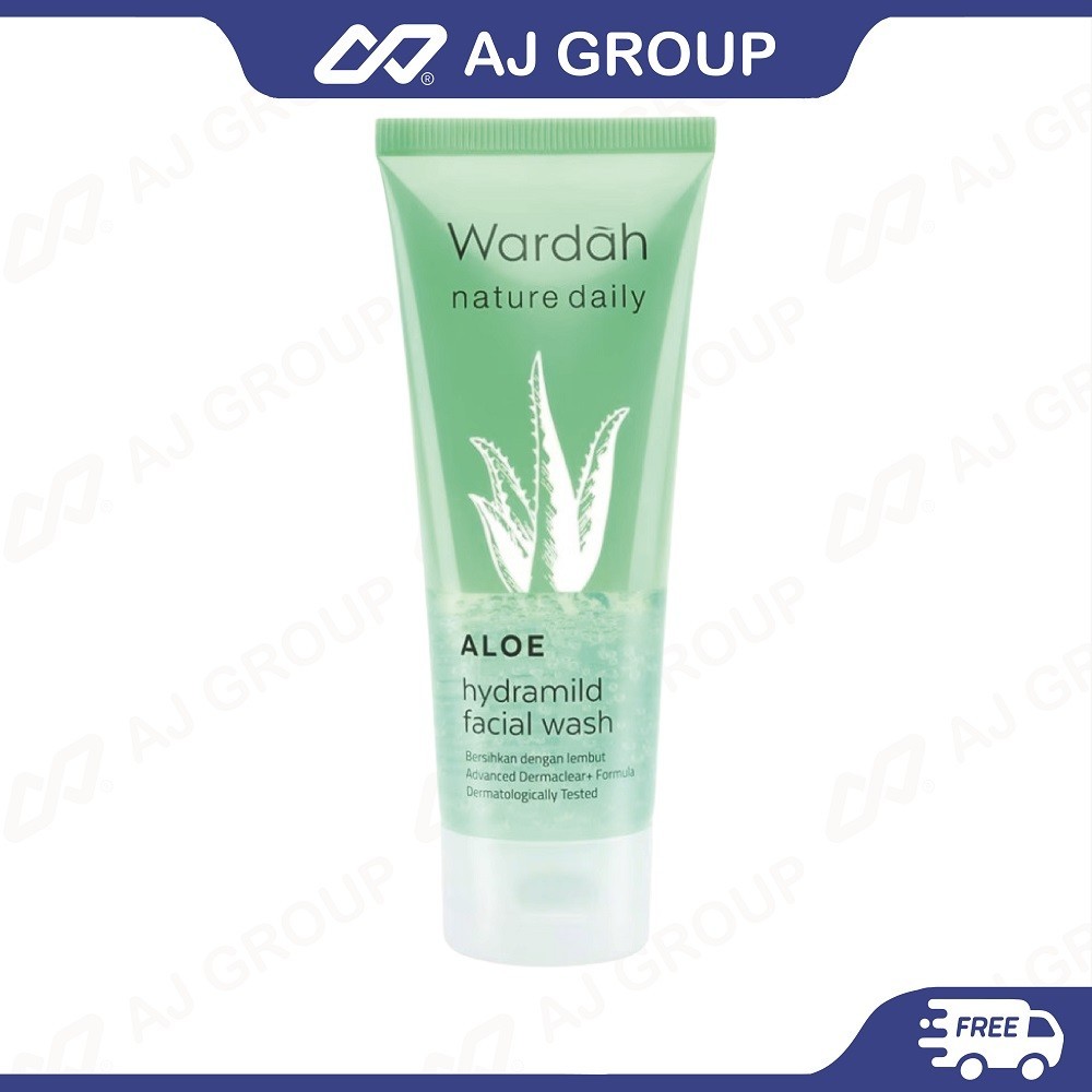 WARDAH Nature Daily Aloe Hydramild Facial Wash (100ml) | Shopee Malaysia