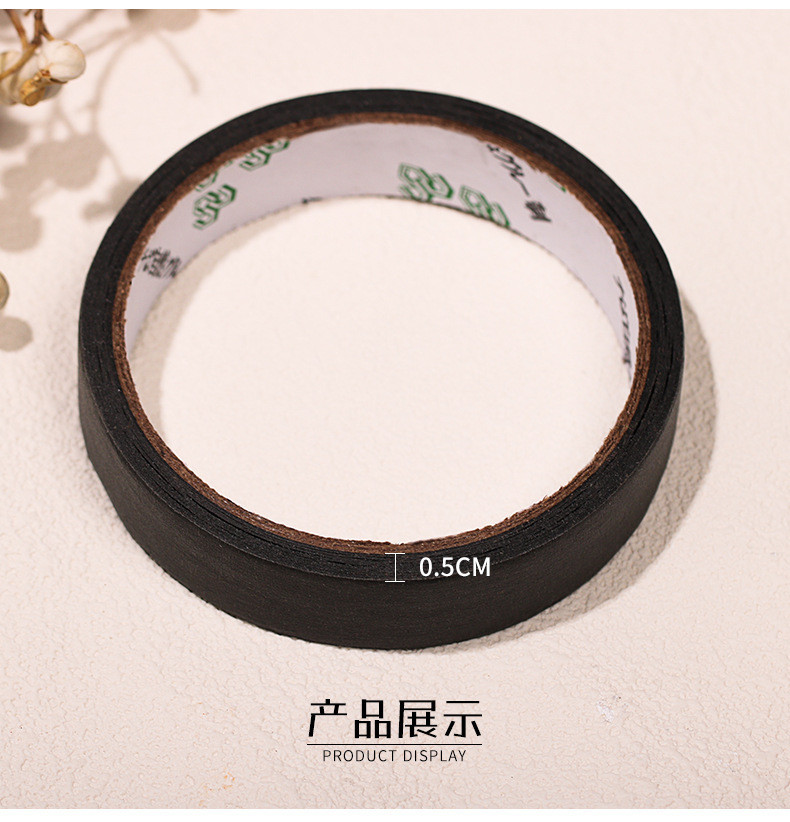 Manicure Gloves Sunscreen Tape Black Tape Manicure Shop Dedicated Anti ...