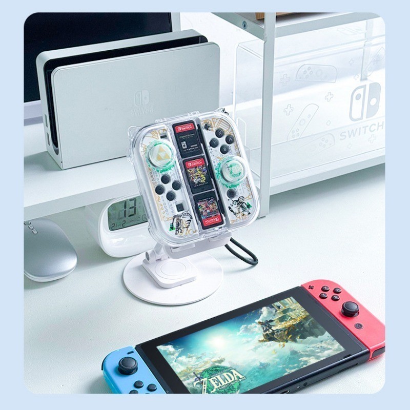 PC Transparent Storage Case For Nintendo Switch & Switch Oled JoyCon ...