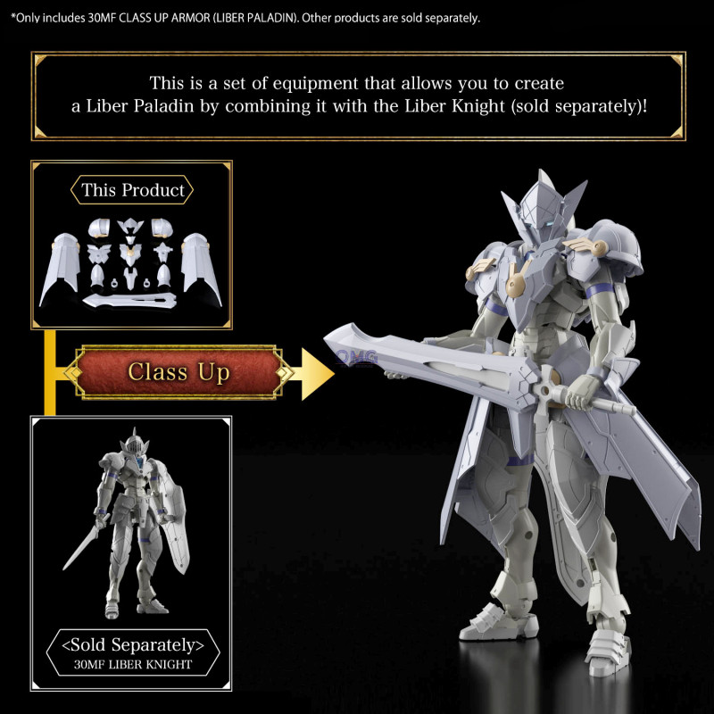 Bandai 30MF Class Up Armor (Liber Paladin) 67162 30 Minutes Fantasy ...