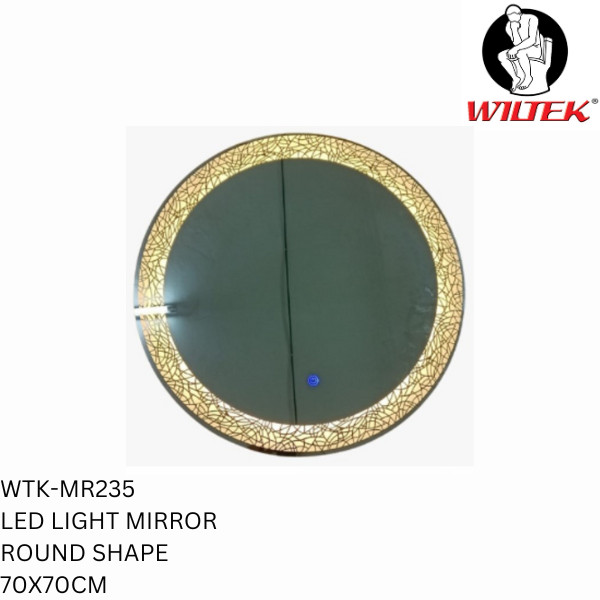 ROUND LED LIGHT MIRROR (MR235) | Shopee Malaysia
