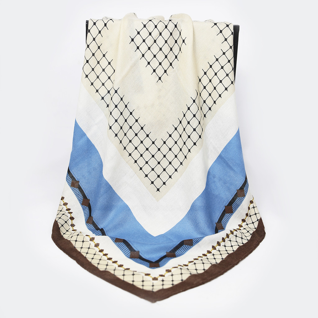 Cotton Square Scarf 88cm/35inch/90g Women Print Head Scarves Shawl ...