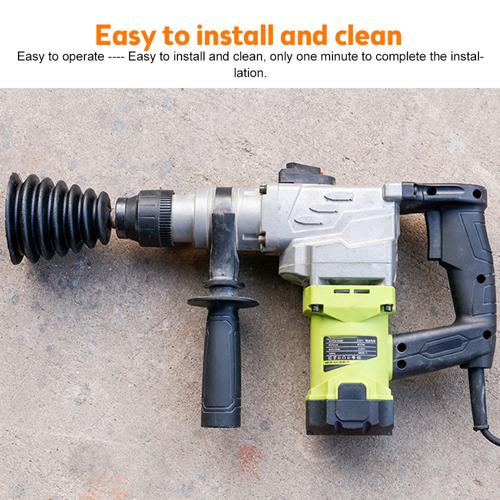 New Electric Hammer Dust Cover Rubber Impact Drill Pick Up Ash Catcher ...
