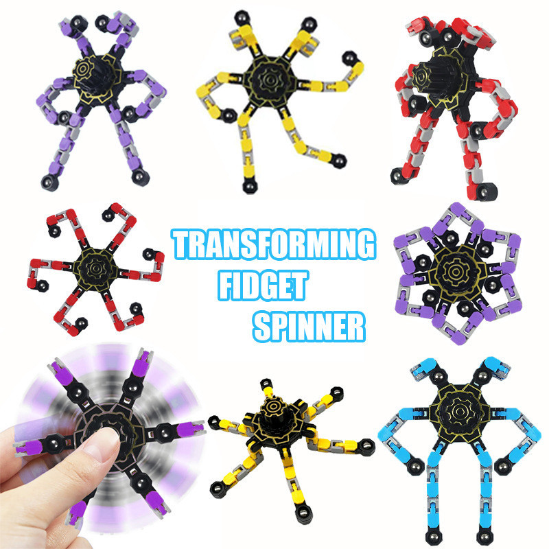 Fidget Spinner Glow In The Dark Spinning Transformation Joint Color ...