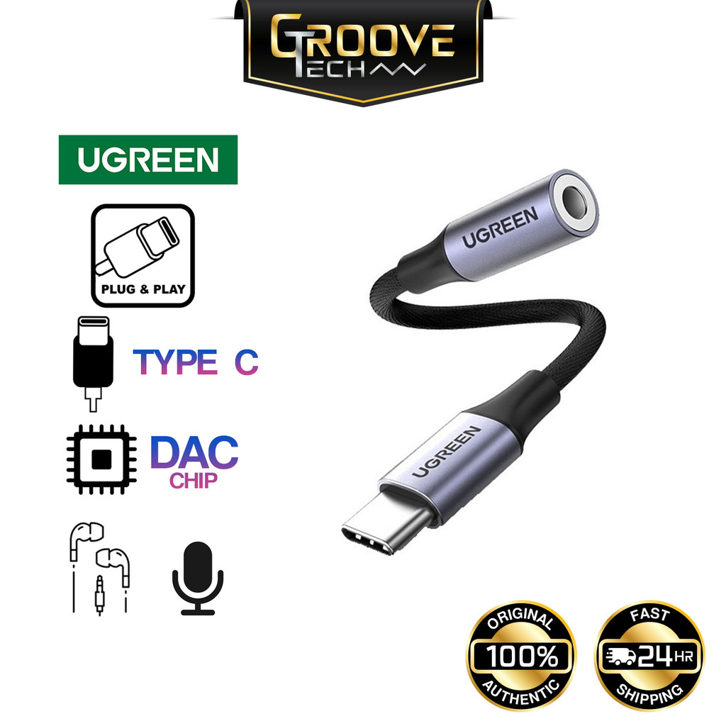 UGREEN USB C to 3.5mm AUX Headphone Earphone Adapter Type C Dongle ...