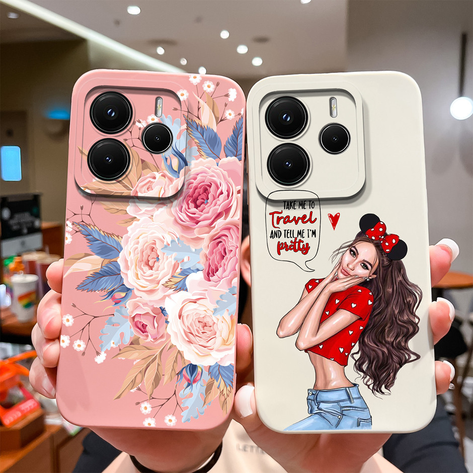 For Redmi Note 14 4G 5G Case Pretty Sweet Girls Cartoon Pattern ...