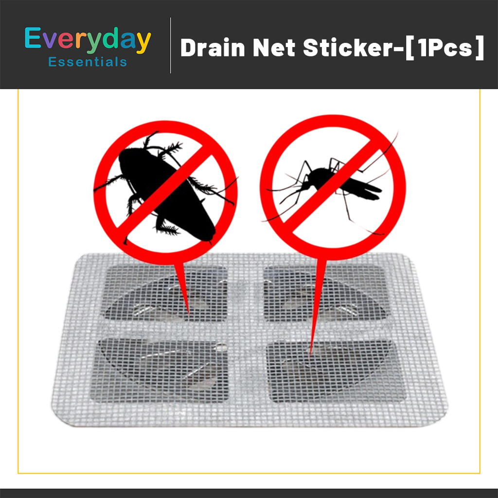 【E.E】Bathroom Hair Filter Sticker Insect Window Sticker Disposable ...