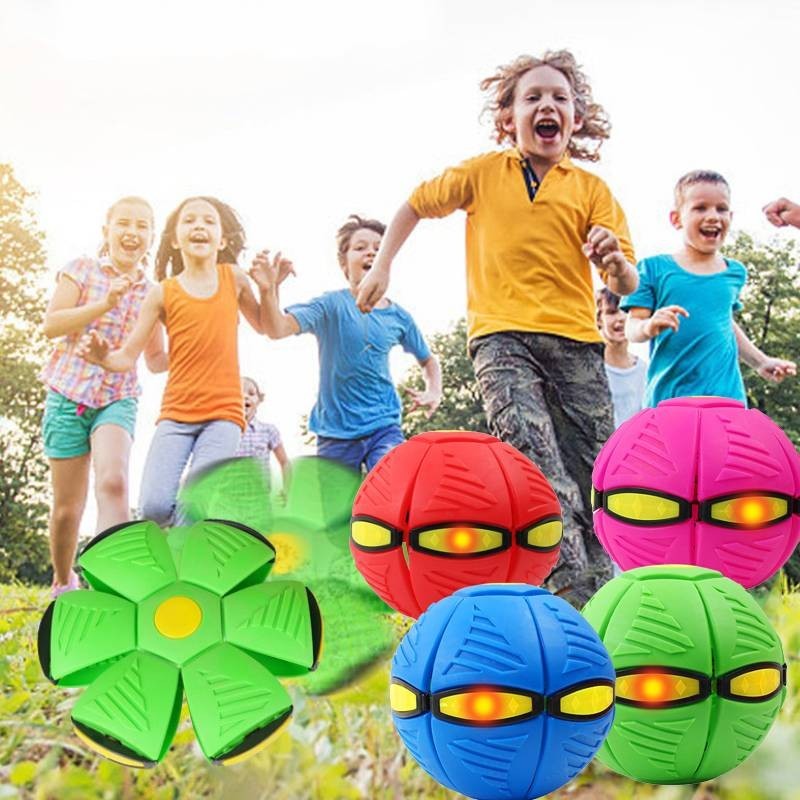 Stress-relieving Elastic Bouncing Toy Flashing And Colorful Non ...