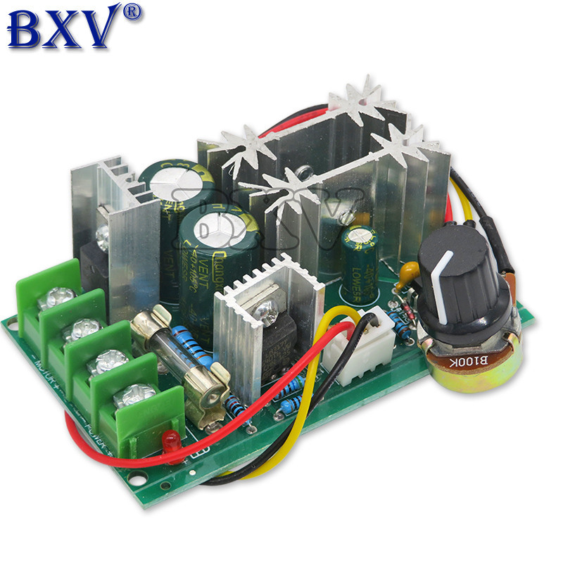 DC Motor Speed Regulator DC 10-60V High Power Drive Module PWM Motor ...