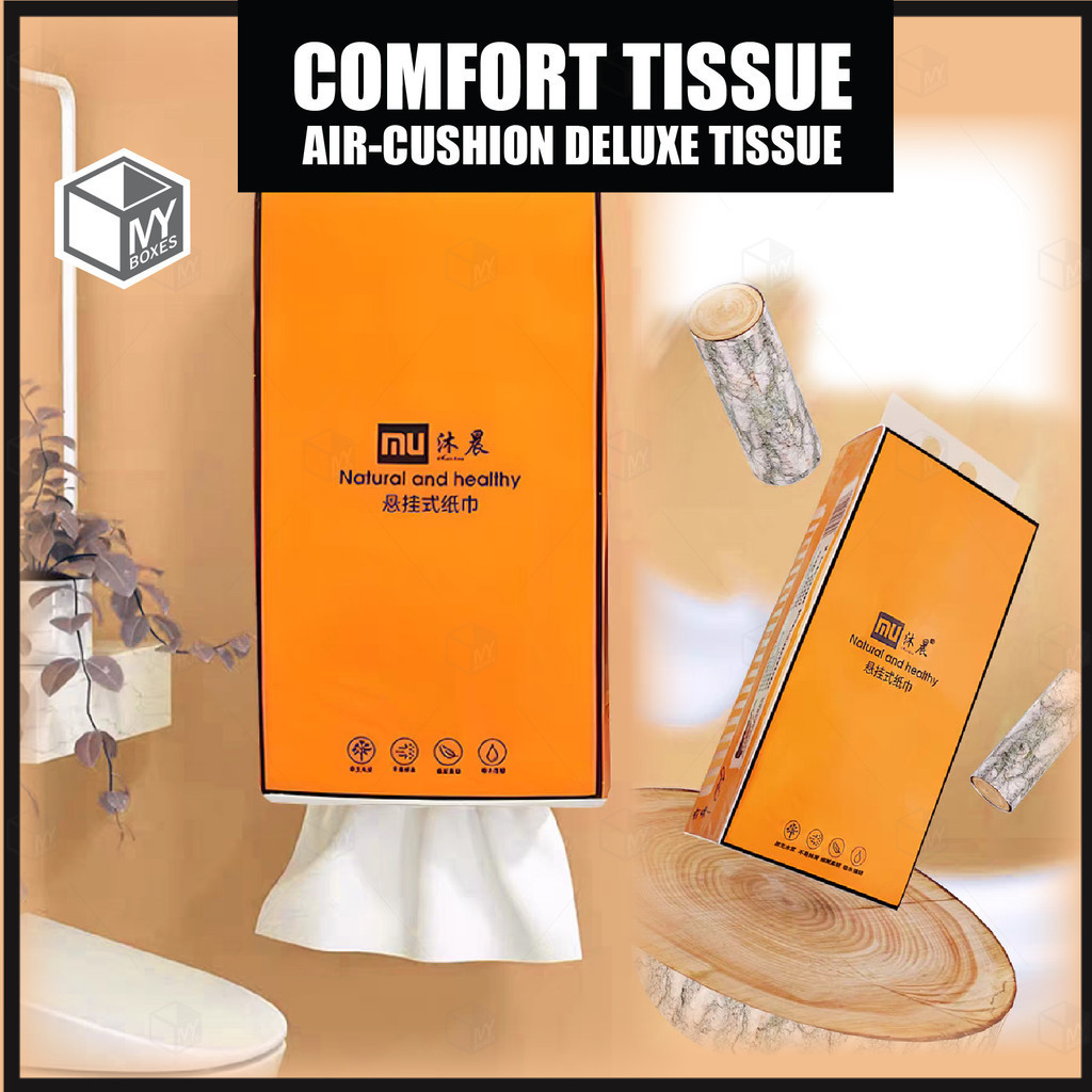 MYB 1 Pack Deluxe Soft Facial Tissue Paper Wall Hanging Tisu | Shopee ...