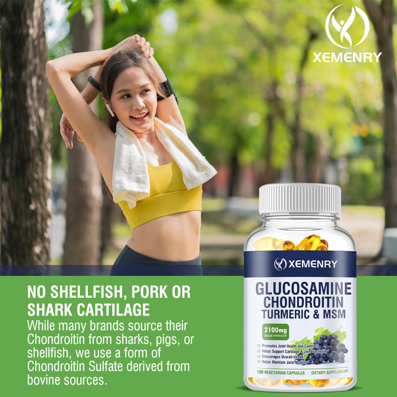 XEMENRY Glucosamine with MSM - a joint support supplement that helps with inflammation ...