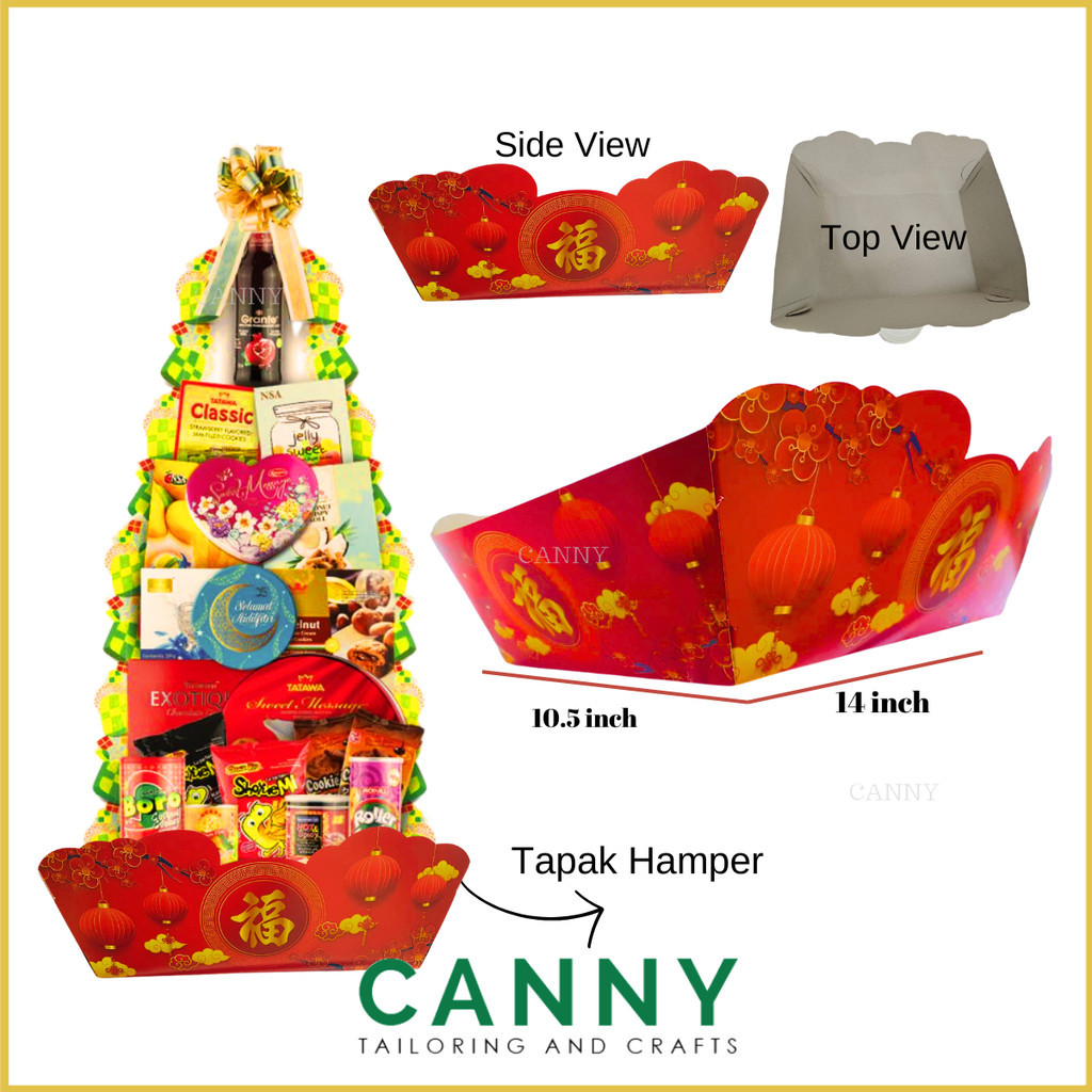 1PCS CNY Hamper Base Box / Hamper Base Box / Gift Hamper Box / Gift ...