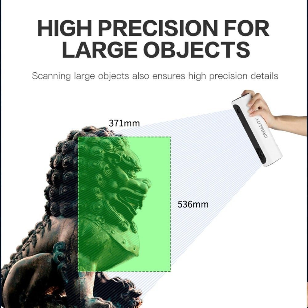 Creality CR-Scan 01 Handheld 3D Scanner 0.1mm Accuracy 0.3-2m Scanning ...
