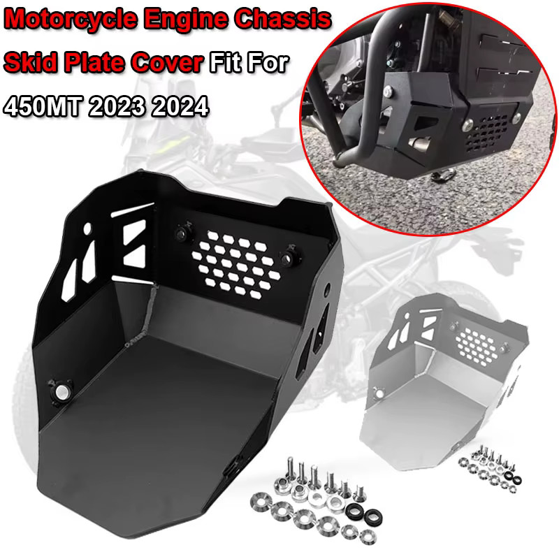 450 MT Motorcycle Engine Chassis Guard Skid Plate Belly Pan Covers Fit ...