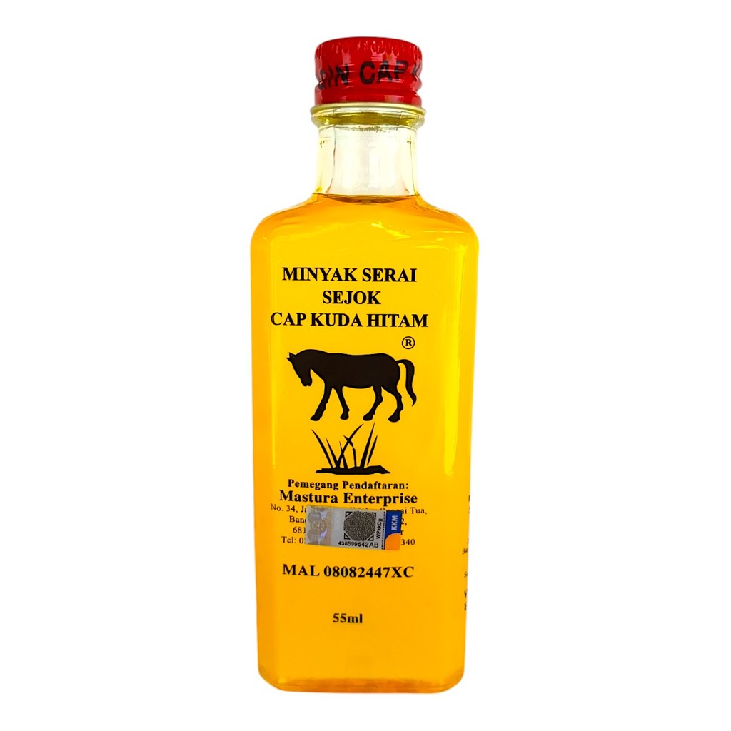 CAP KUDA HITAM MINYAK SERAI SEJOK 55ML | Shopee Malaysia