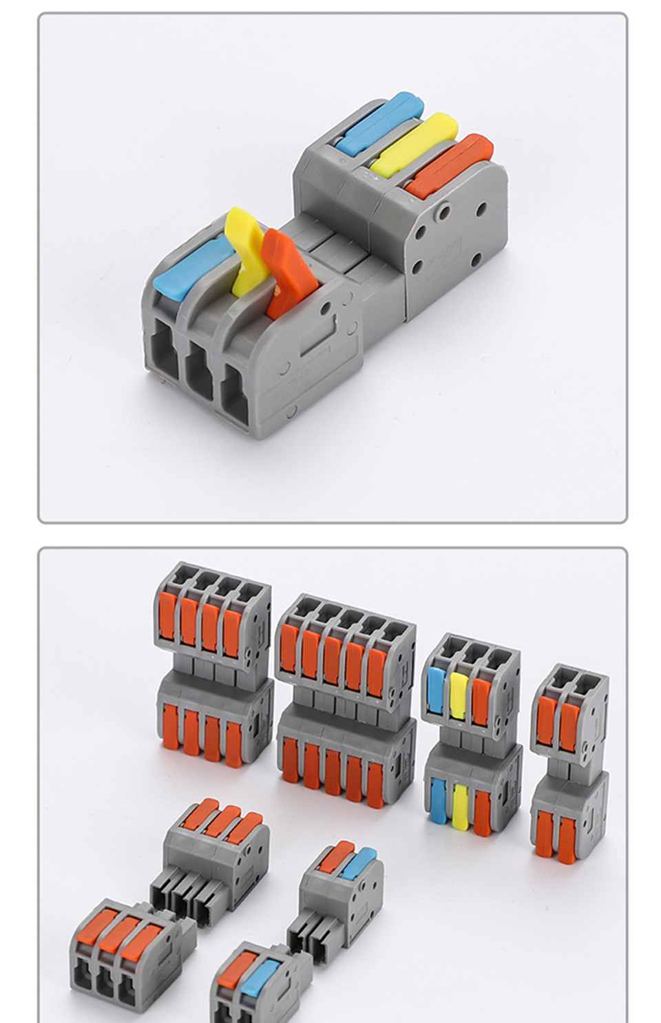Docking Mini Quick Wire Connector Universal Compact Electrical Wiring ...