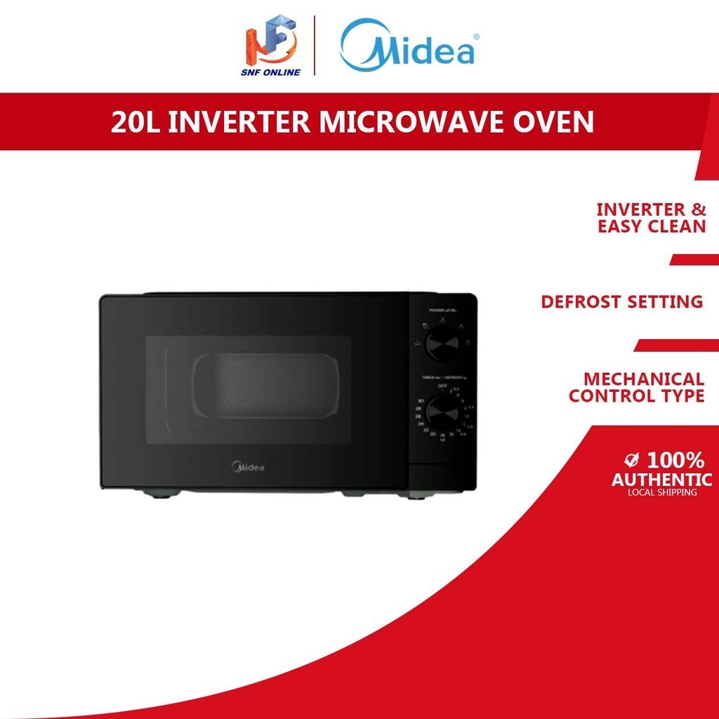 Midea Pemanas Lauk Microwave Oven 20L (Inverter) MM7P012MZ | Shopee ...