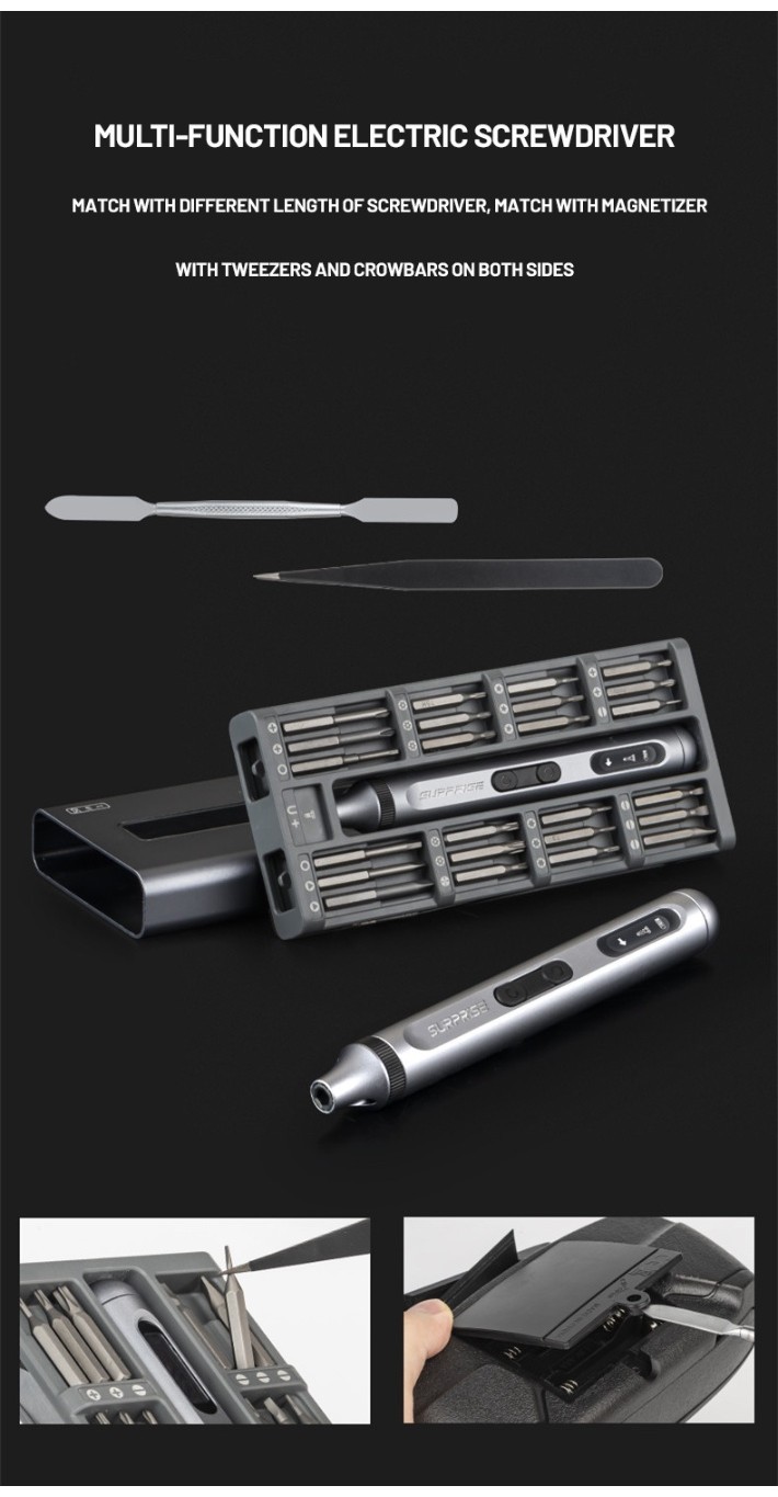 Precision Electric Screwdriver Set Silent and Durable Type-C Fast ...