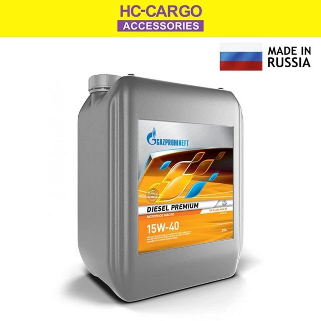 Gazpromneft Diesel Premium Lubricants 15W-40 20W-50 CI-4/SL Semi ...