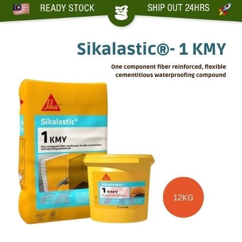 SIKA Sikalastic® 1KMY High Performance Waterproofing 1 KMY 12KG Toilet ...