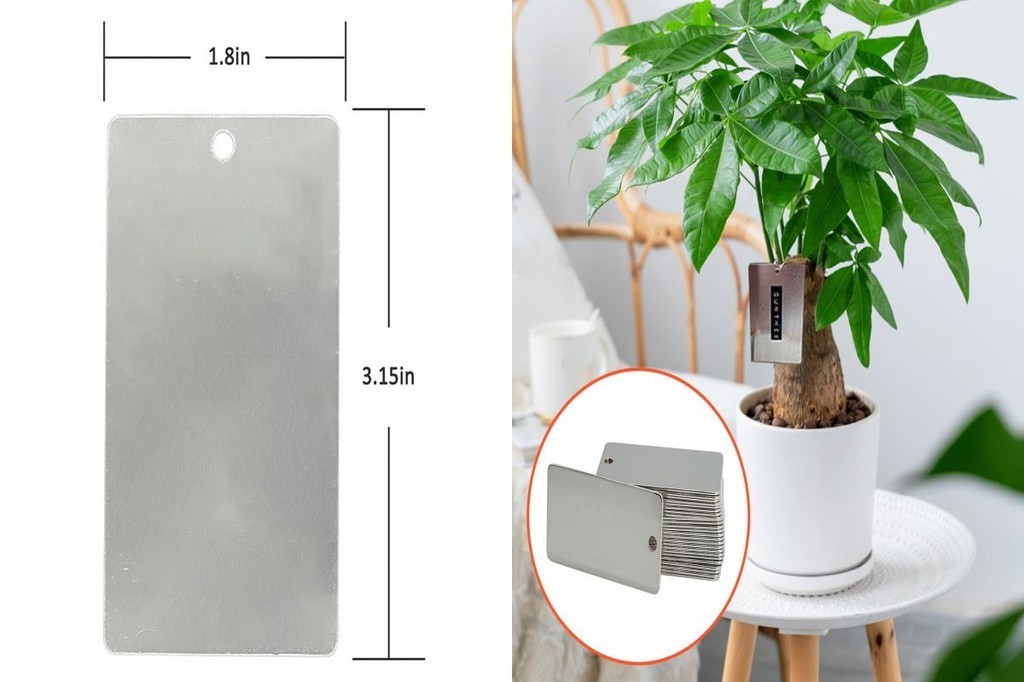 RC~ Aluminum Herb Labels Plant Labels 50pcs Aluminum Plant Tags Metal ...