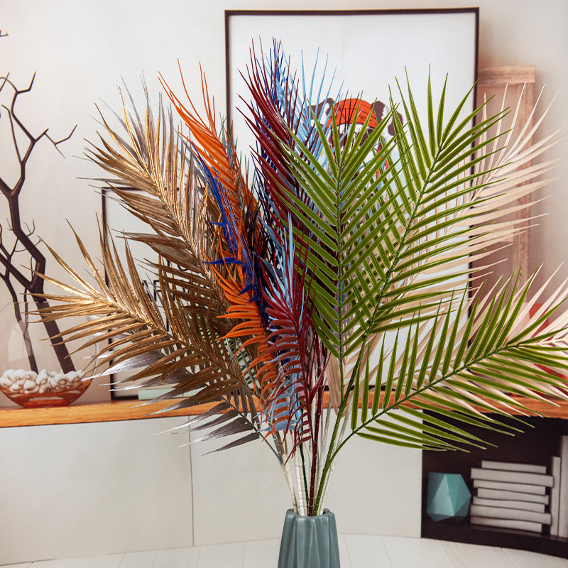 Big Palm Artificial Leaf for Wedding Home Decoration | Daun Palma Kecil ...