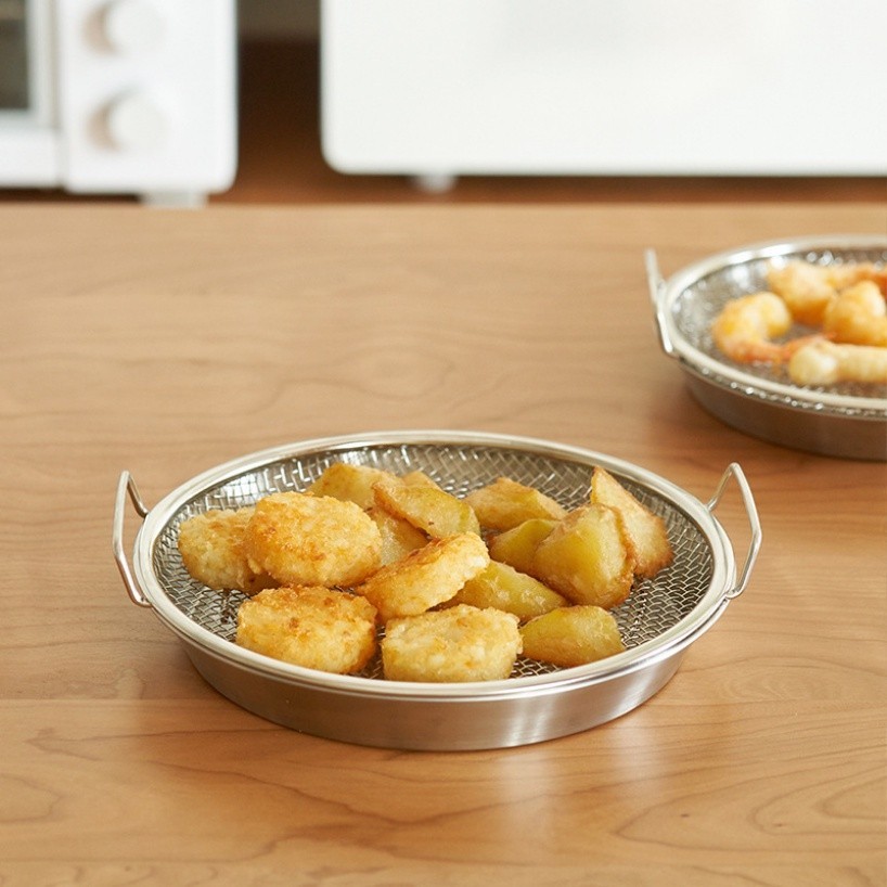 Kitchen Stainless Steel Frying Oil Strainer / Oil Leaking Mesh/ Fryer ...