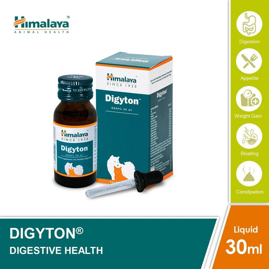 Himalaya Digyton Drops (Dog & Cat) 30ml Digestive Stimulant ...