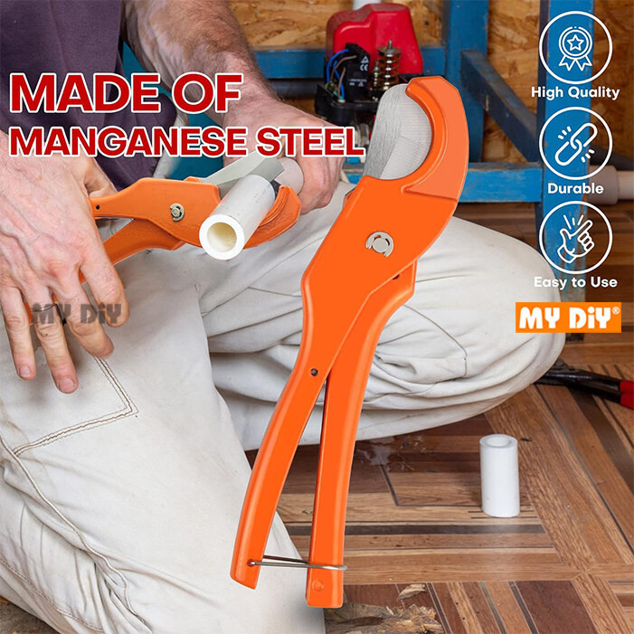 MYDIYHOMEDEPOT - BOSSRAM PVC Pipe Cutter Poly Pipe Cutter Pemotong Paip ...