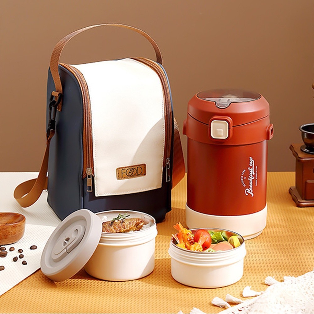 24h Insulated Lunch Box 304 Stainless Steel Microwaveable Lunch Box ...