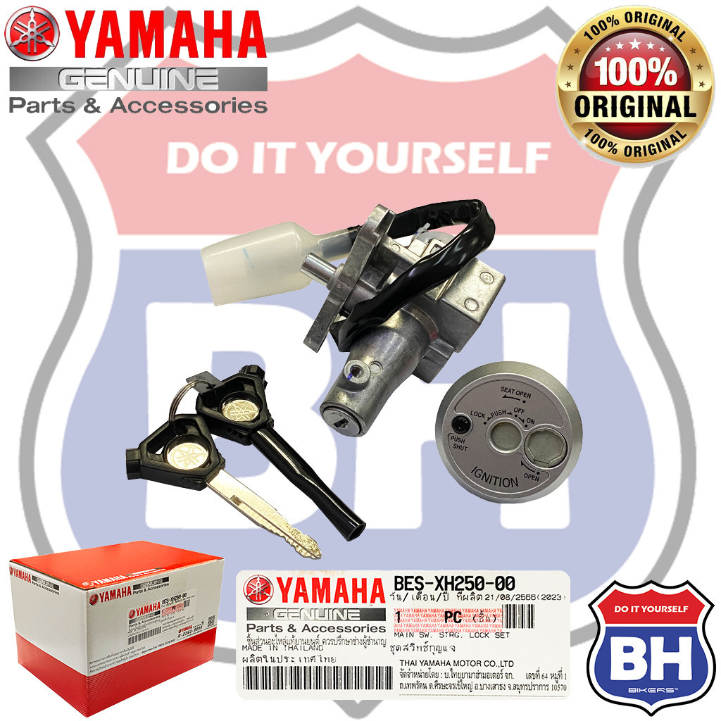 YAMAHA EGO GEAR MAIN SWITCH SET KUNCI SET SUIS KUNCI 100% ORIGINAL HLY ...