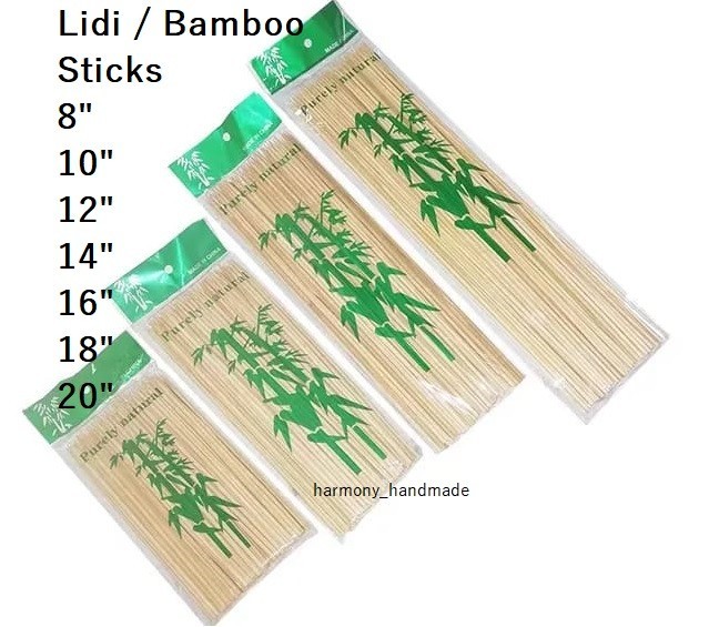 Lidi satay/Bamboo Stick / Lidi for bouquet (by Pack) Batang Bunga Telor ...