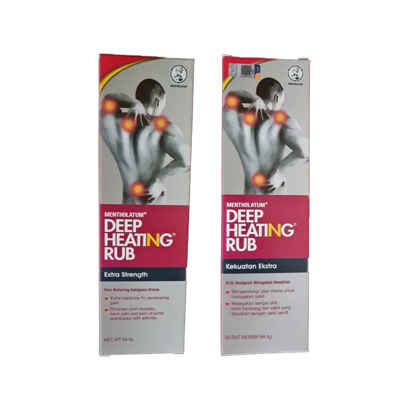 Mentholatum Deep Heating Rub Extra Strength Pain Relieving Cream (35.4g ...