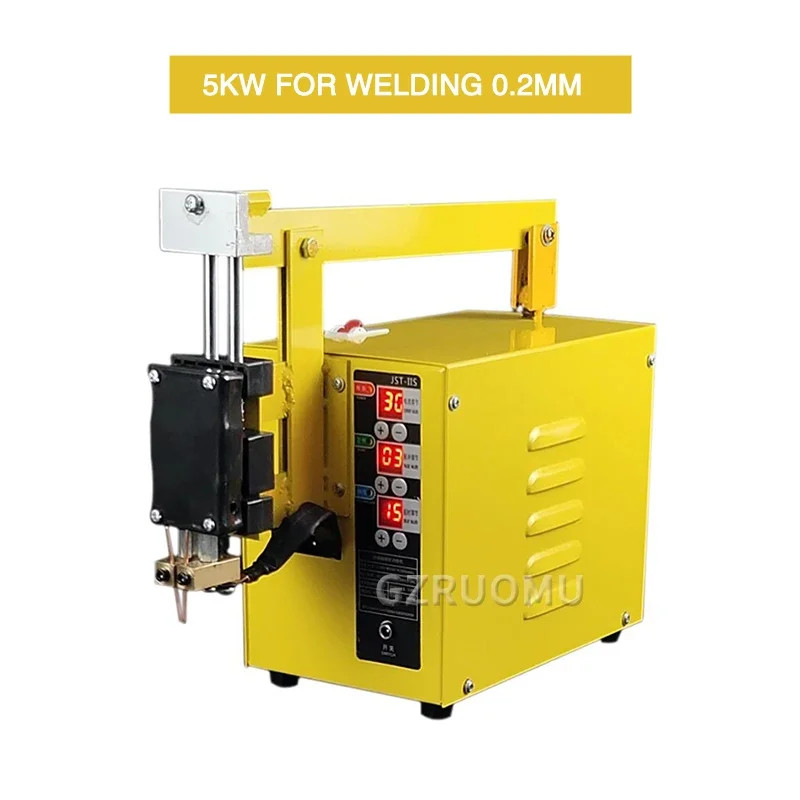 JST-VI New Upgrade Spot Welding Machine 5KW High Power 18650 Lithium ...